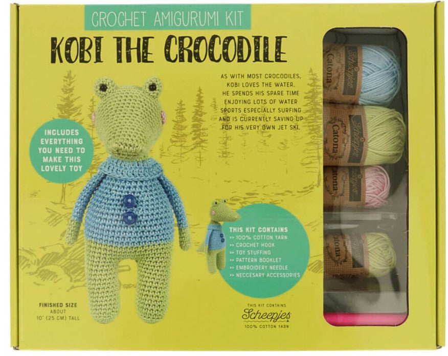 Kobi the Crocodile Kit – The Stitchery